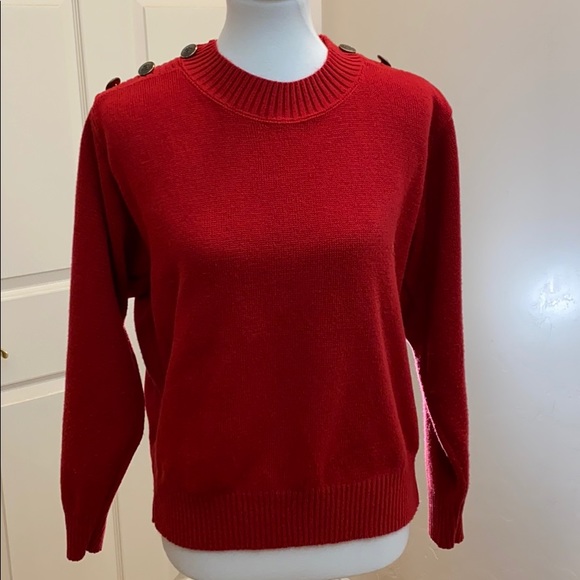 Etienne Aigner | Sweaters | Etienne Aigner Logo Acrylic Sweater Medium ...